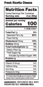 Fresh Ricotta - Lioni Latticini, Inc